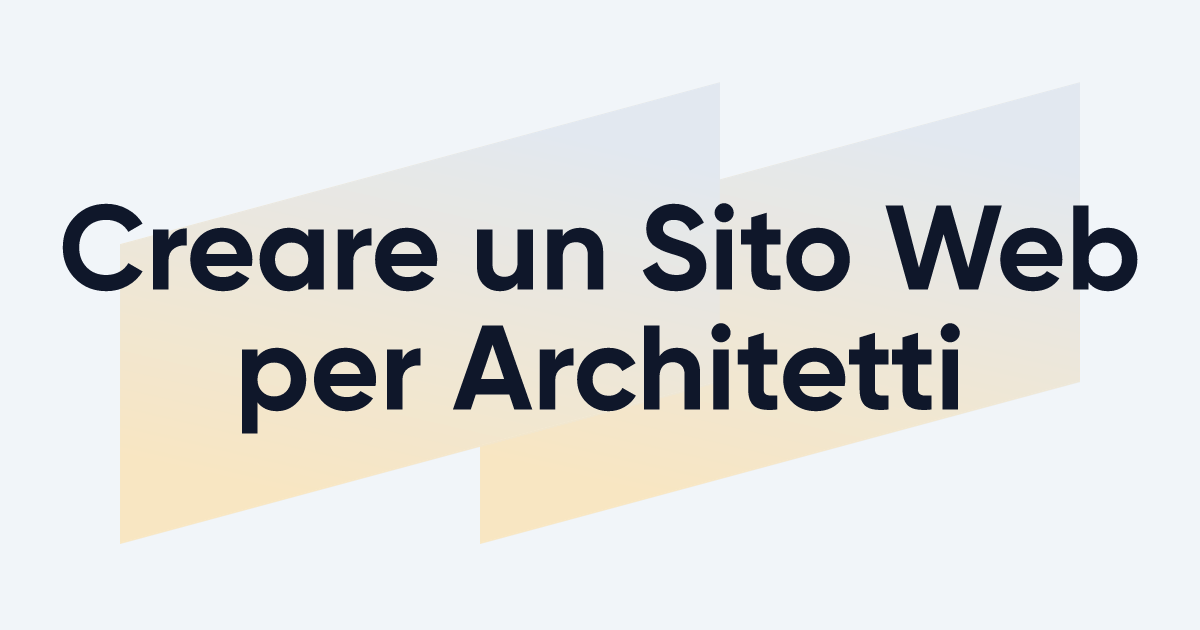 Come Creare un Sito Web per Architetti | DIGITALE.co