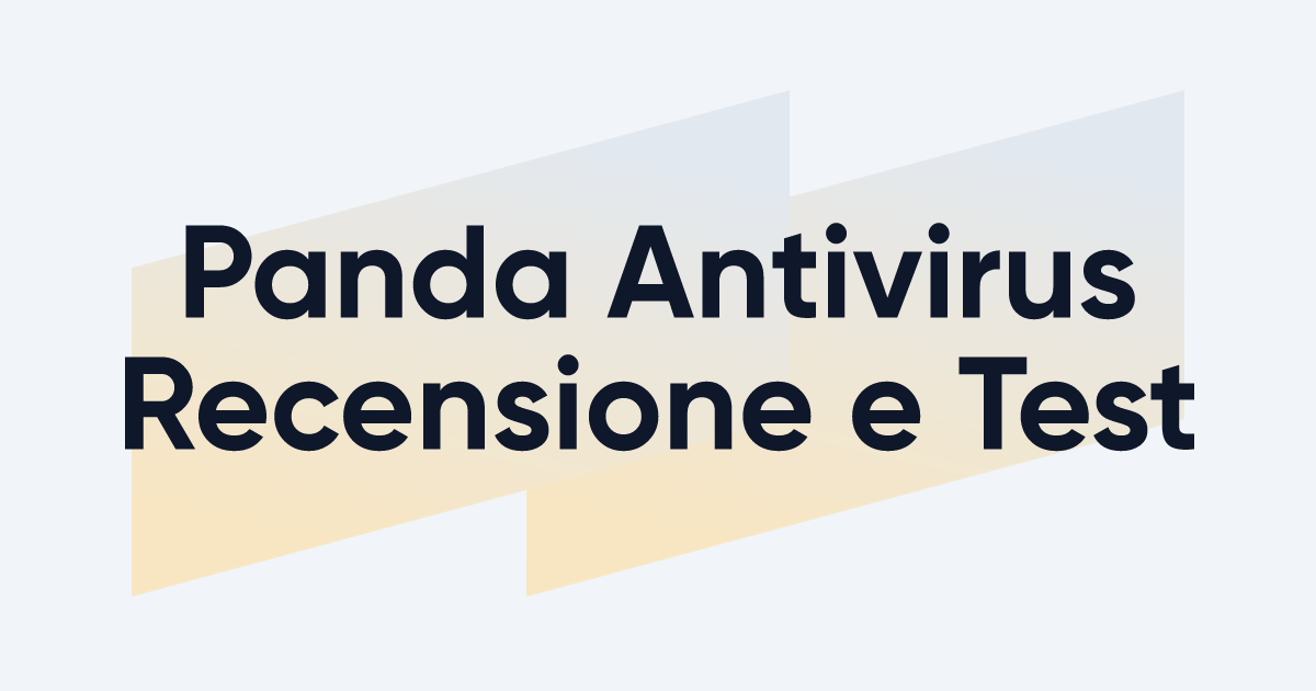 Panda Antivirus Software Recensione | DIGITALE.co