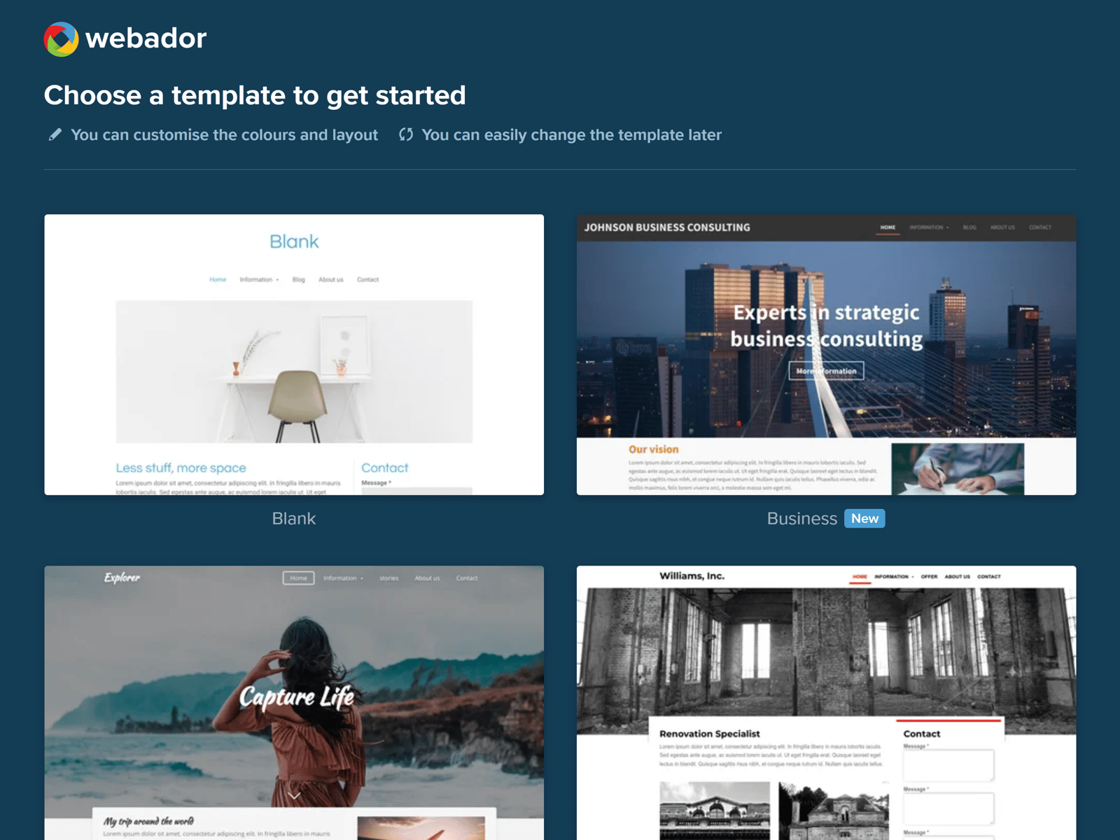 Webador: Recensione Software di Creazione Siti | DIGITALE.co